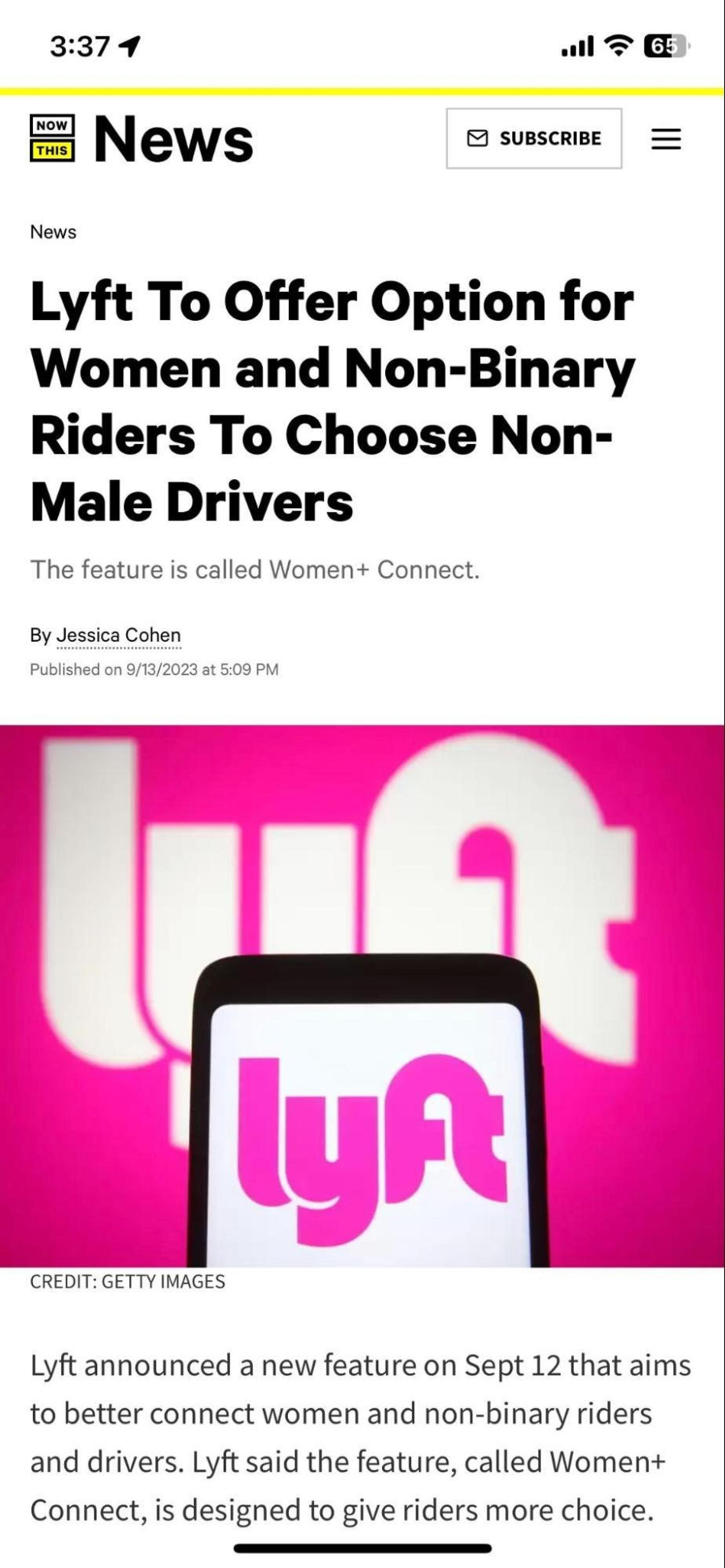 D1A | Lyft: Women+ Connect